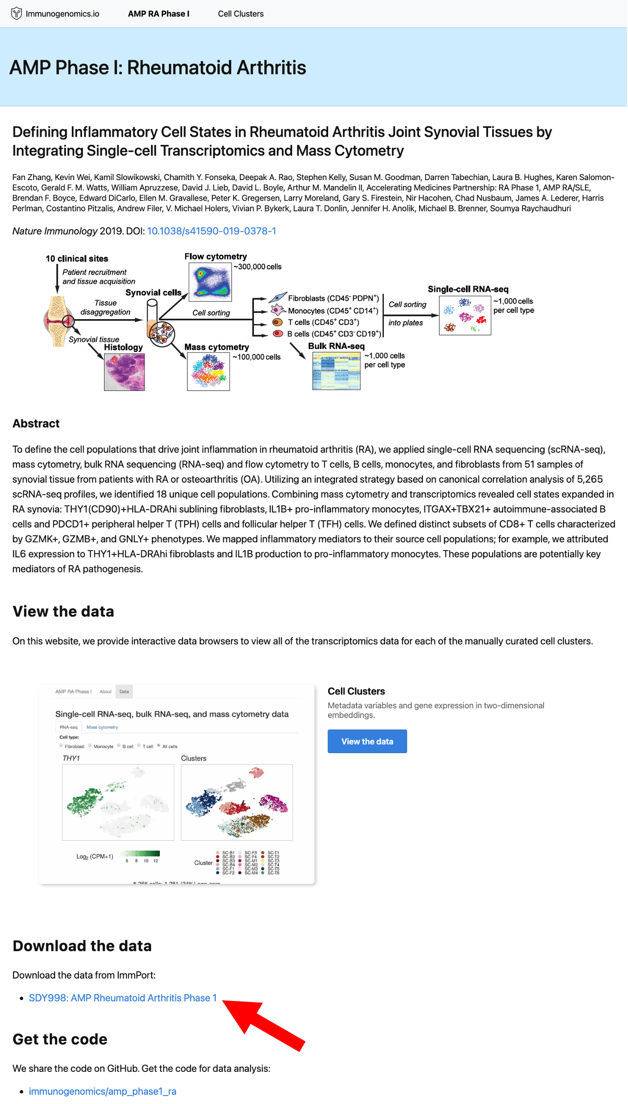 How to Download Data from ImmPort | Immunogenomics